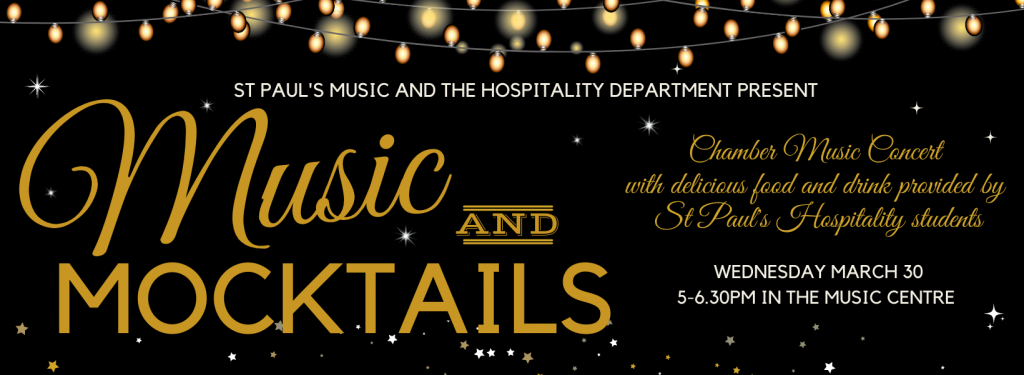 St Paul's Music Music and Mocktails - St Paul's Music